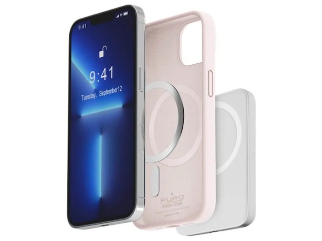 Torbica Puro ICON Mag za iPhone 14 Plus 6.7 roze