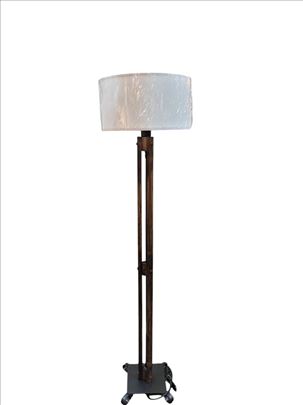 Podna lampa Rustik tamna
