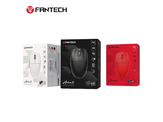 Mis Wireless Gaming Fantech XD7V2P Aria II PRO crni