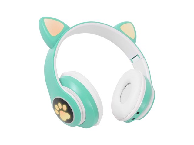 Bluetooth slusalice Cat Ear JST-28 mint