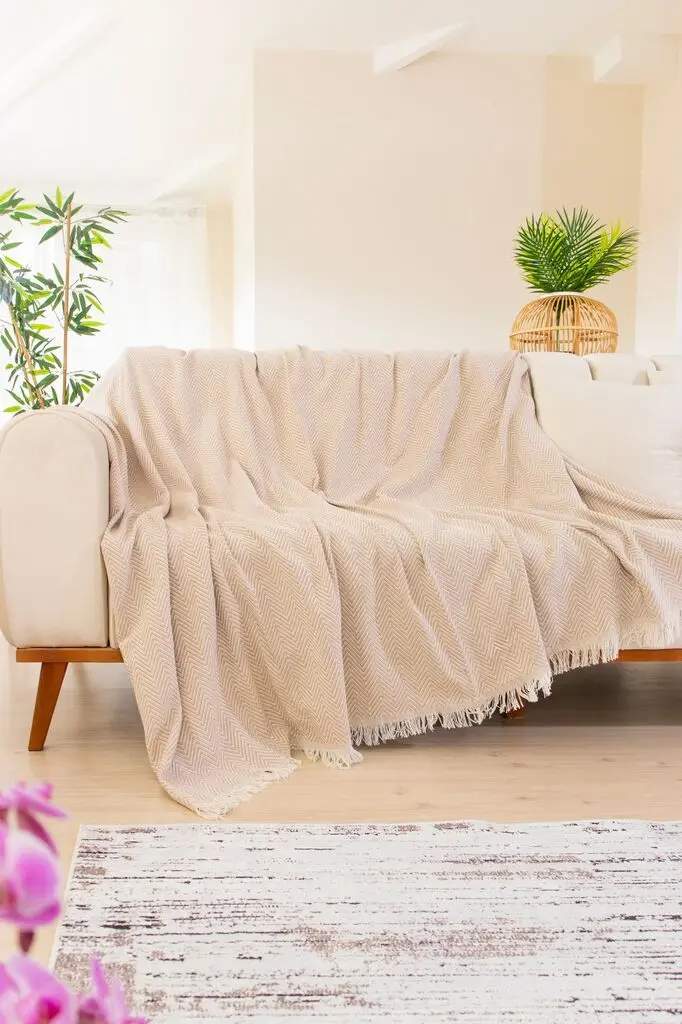 L'essentiel Maison Prekrivač Woven Cozy, 170x200cm, 320 gr/m², Bež