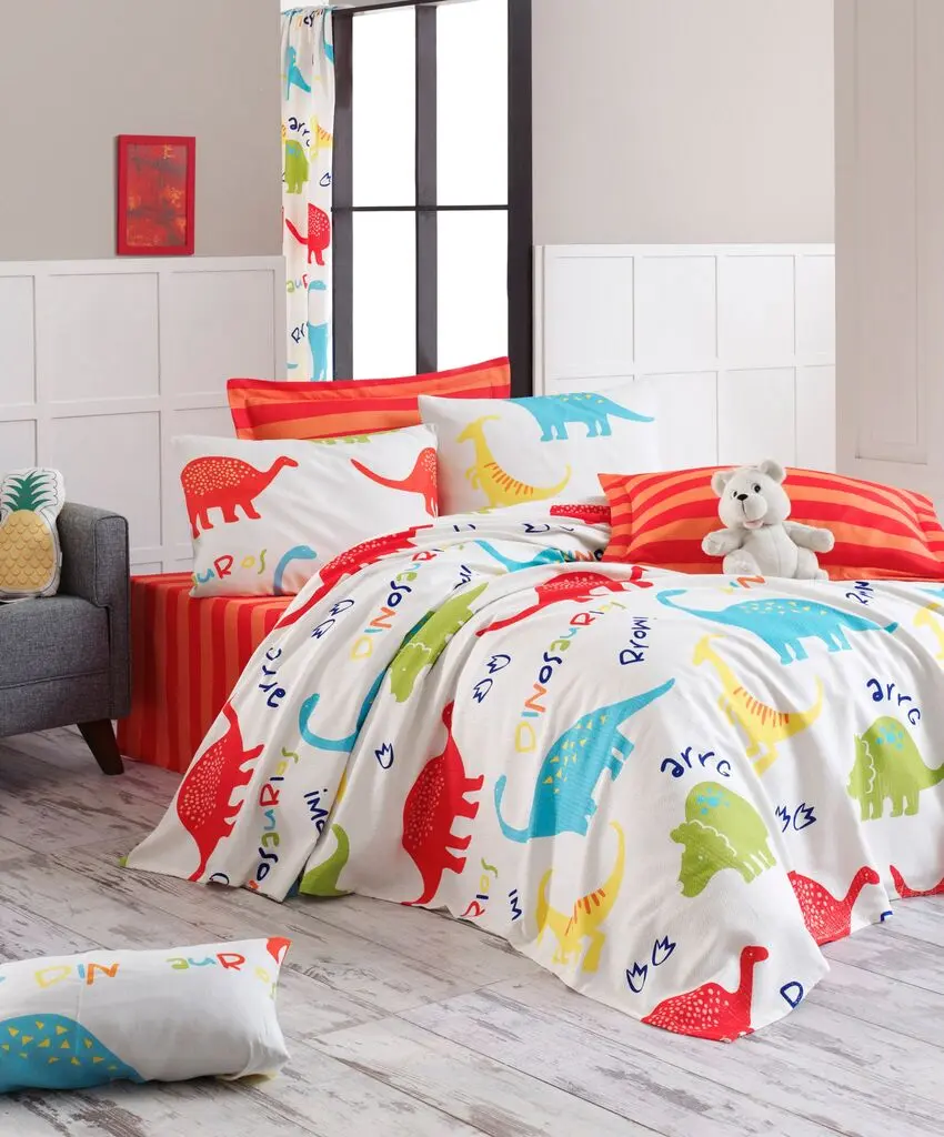 L'essentiel Maison Set Double prekrivač Dinazorus, 200x235cm, Šarena