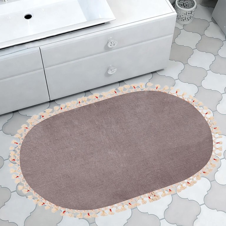 L'essentiel Maison Prostirka za kupatilo 50x75cm Siva