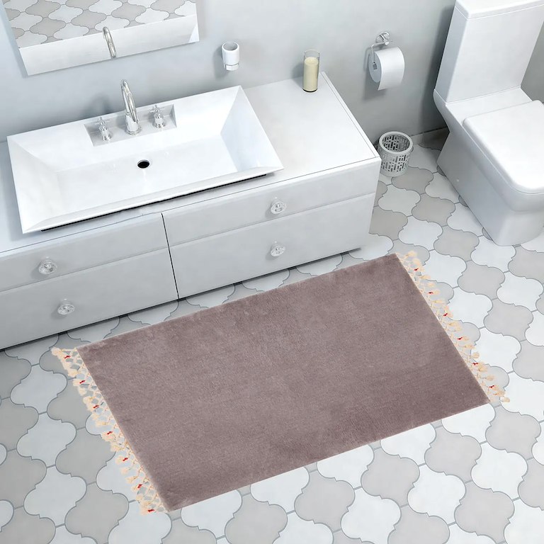 L'essentiel Maison Prostirka za kupatilo 50x75cm Siva