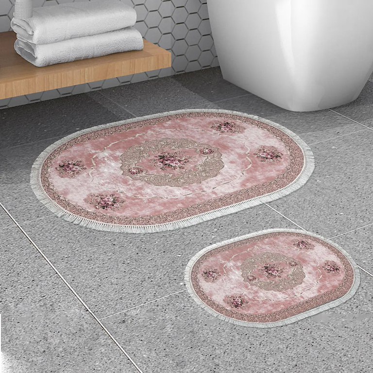 L'essentiel Maison Set 2 prostirke za kupatilo Bež
