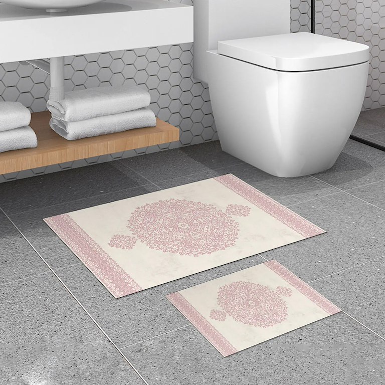 L'essentiel Maison Set 2 prostirke za kupatilo Bež