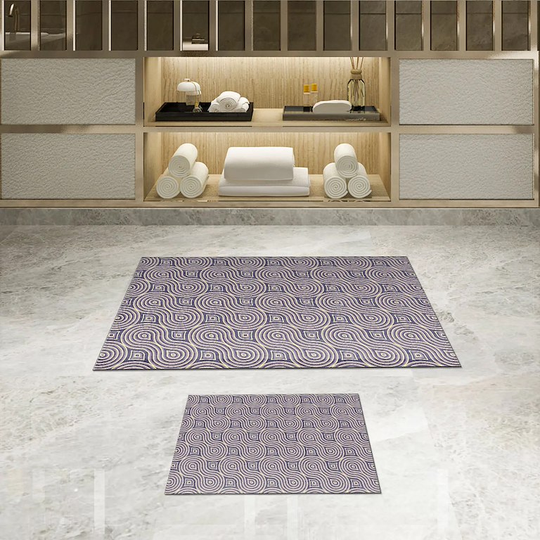 L'essentiel Maison Set 2 prostirke za kupatilo Šareni