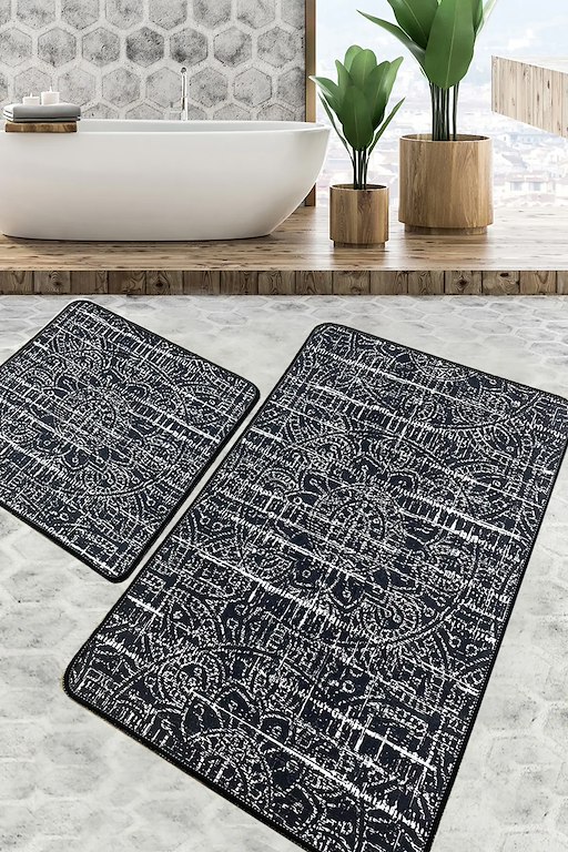 L'essentiel Maison Set 2 prostirke za kupatilo Šareni
