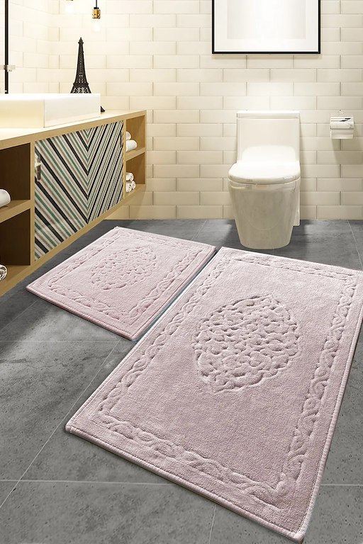 L'essentiel Maison Set 2 prostirke za kupatilo Šareni