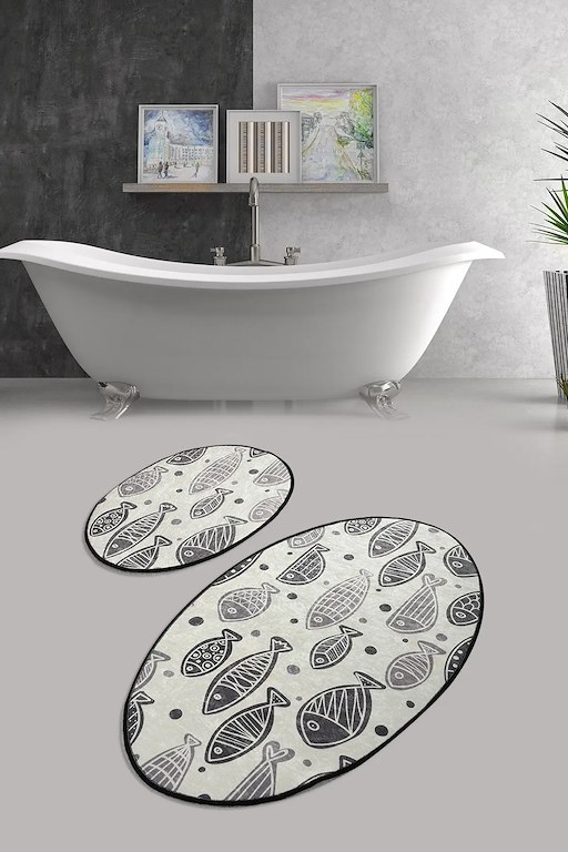 L'essentiel Maison Set 2 prostirke za kupatilo Šareni