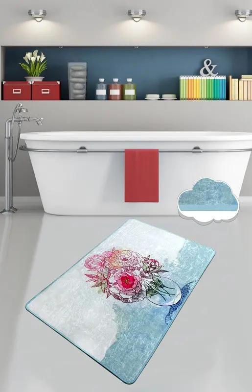L'essentiel Maison Prostirka za kupatilo 70x120cm Šarena