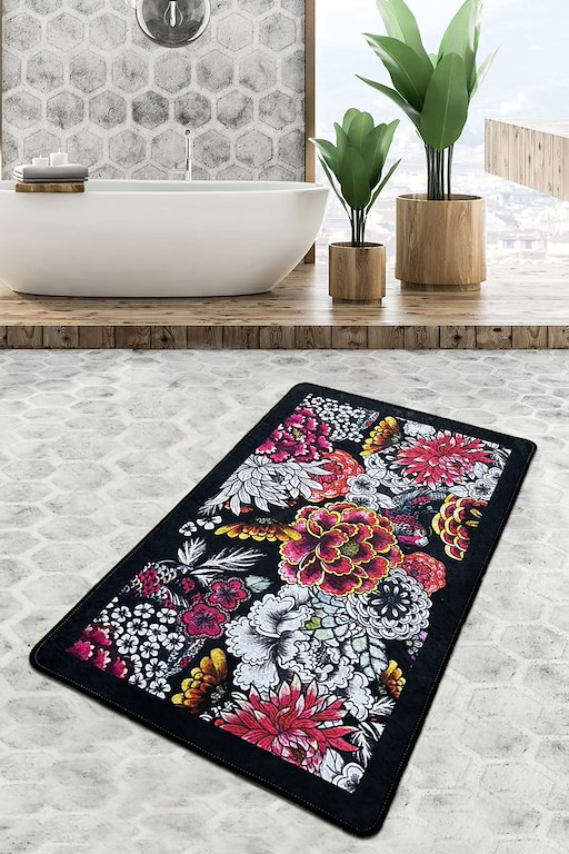 L'essentiel Maison Prostirka za kupatilo 70x120cm Šarena