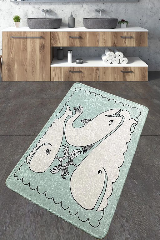 L'essentiel Maison Prostirka za kupatilo 70x120cm Šarena