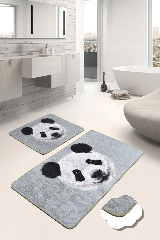 L'essentiel Maison Set 2 prostirke za kupatilo Šareni