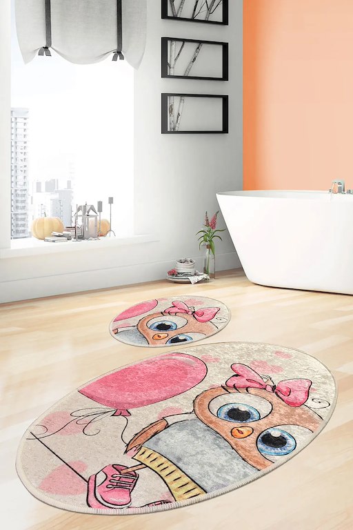 L'essentiel Maison Set 2 prostirke za kupatilo Šareni