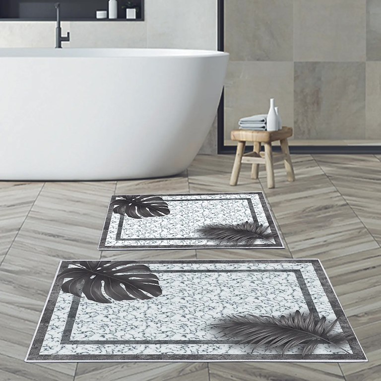 L'essentiel Maison Set 2 prostirke za kupatilo Šareni