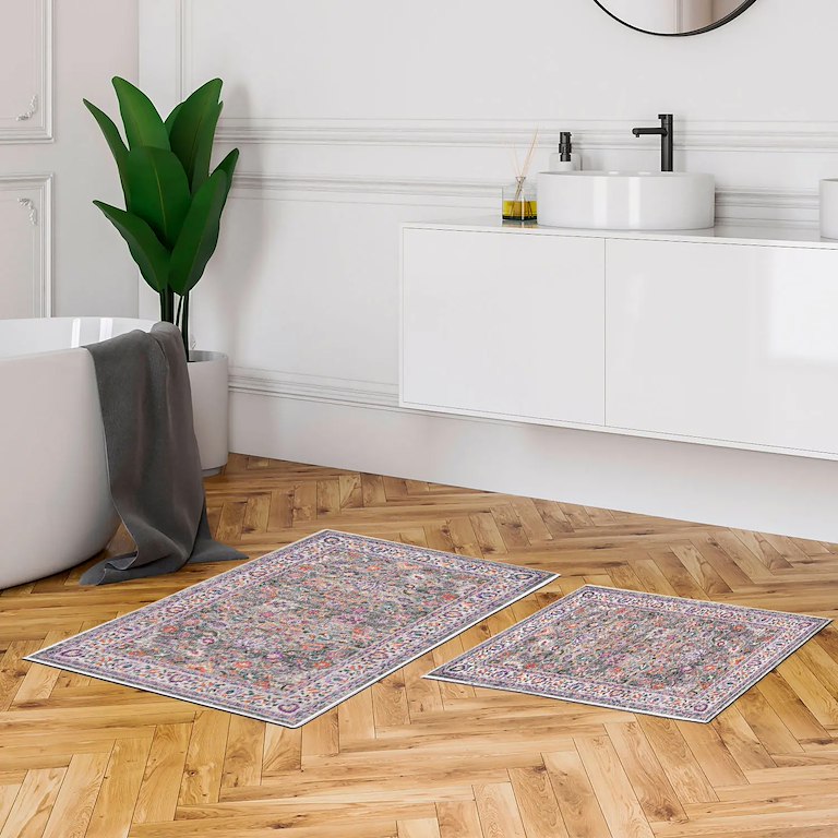 L'essentiel Maison Set 2 prostirke za kupatilo Šareni