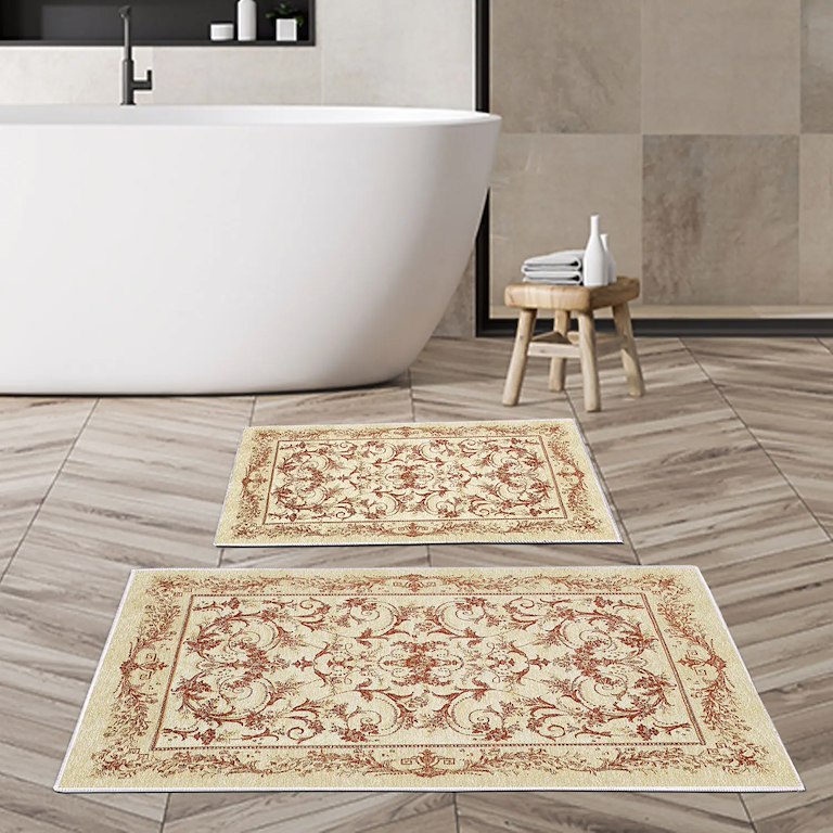 L'essentiel Maison Set 2 prostirke za kupatilo Šareni