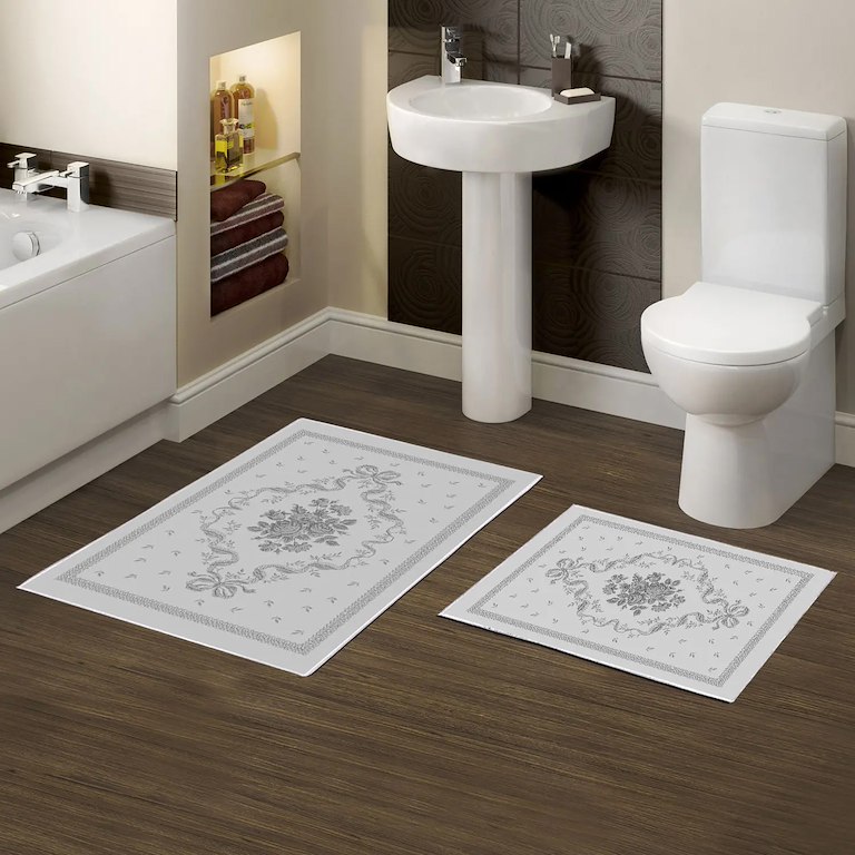 L'essentiel Maison Set 2 prostirke za kupatilo Šareni