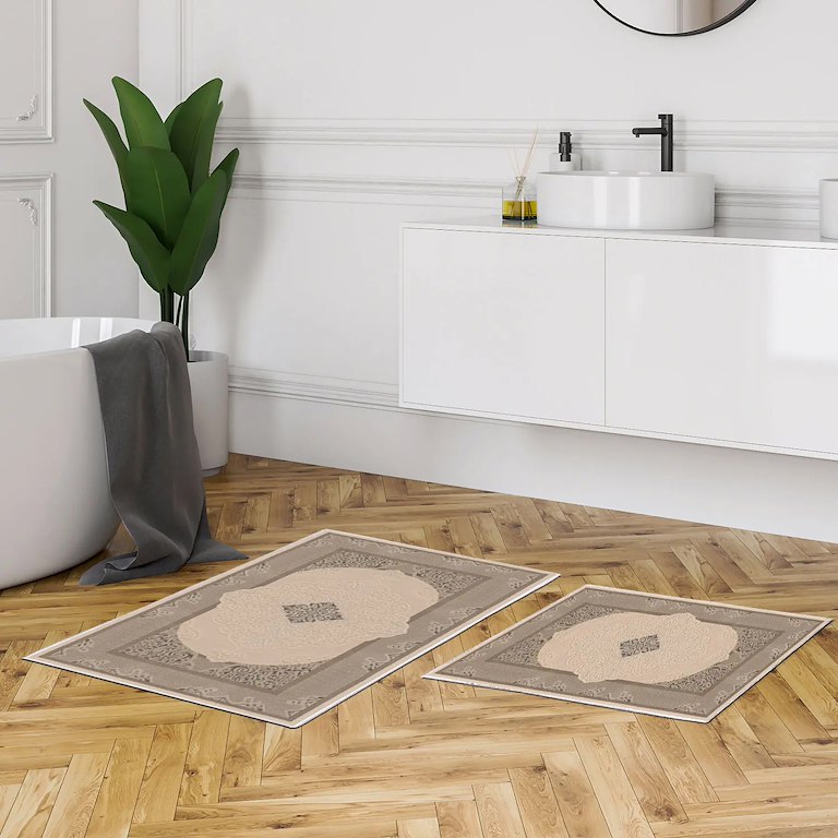 L'essentiel Maison Set 2 prostirke za kupatilo Šareni