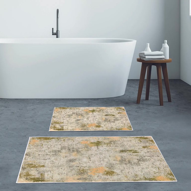 L'essentiel Maison Set 2 prostirke za kupatilo Šareni