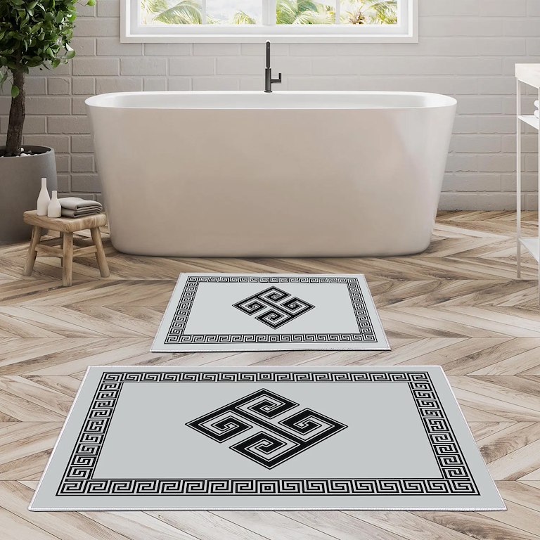 L'essentiel Maison Set 2 prostirke za kupatilo Šareni