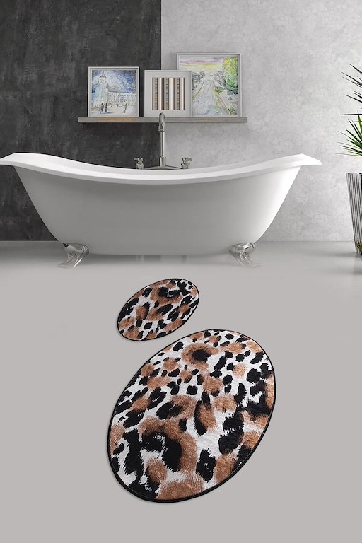 L'essentiel Maison Set 2 prostirke za kupatilo Šareni
