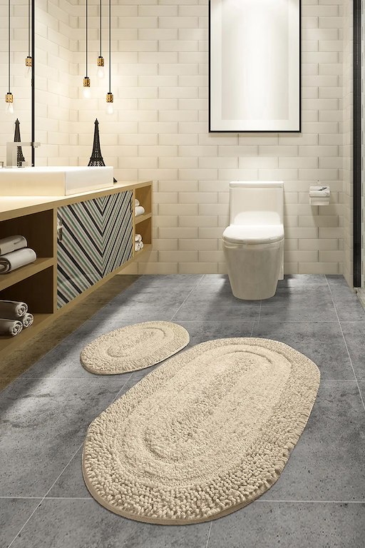 L'essentiel Maison Set 2 prostirke za kupatilo Šareni