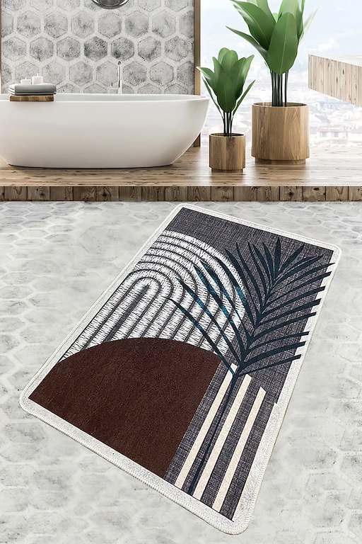 L'essentiel Maison Prostirka za kupatilo 70x120cm Šarena