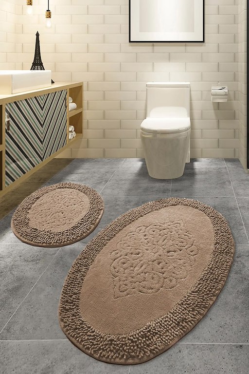 L'essentiel Maison Set 2 prostirke za kupatilo Šareni