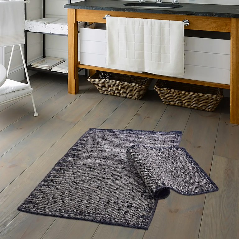 L'essentiel Maison Set 2 prostirke za kupatilo Sivi