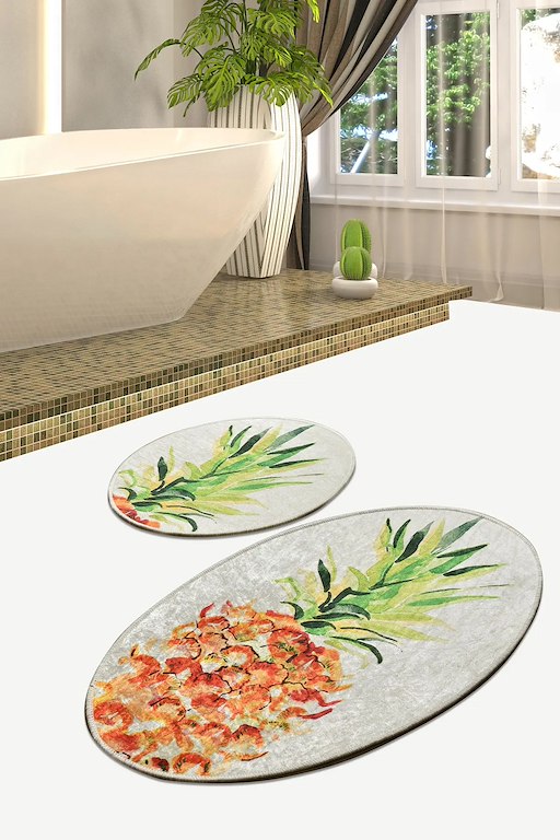 L'essentiel Maison Set 2 prostirke za kupatilo Šareni