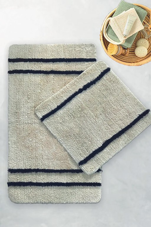 L'essentiel Maison Set 2 prostirke za kupatilo Krem