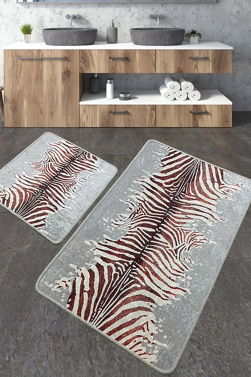 L'essentiel Maison Set 2 prostirke za kupatilo Šareni