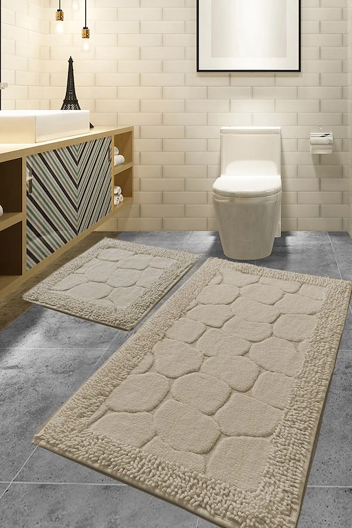 L'essentiel Maison Set 2 prostirke za kupatilo Šareni