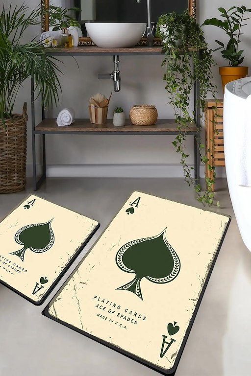 L'essentiel Maison Set 2 prostirke za kupatilo Šareni