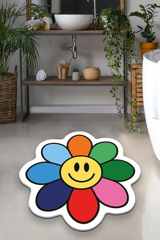 L'essentiel Maison Prostirka za kupatilo 140cm Šarena