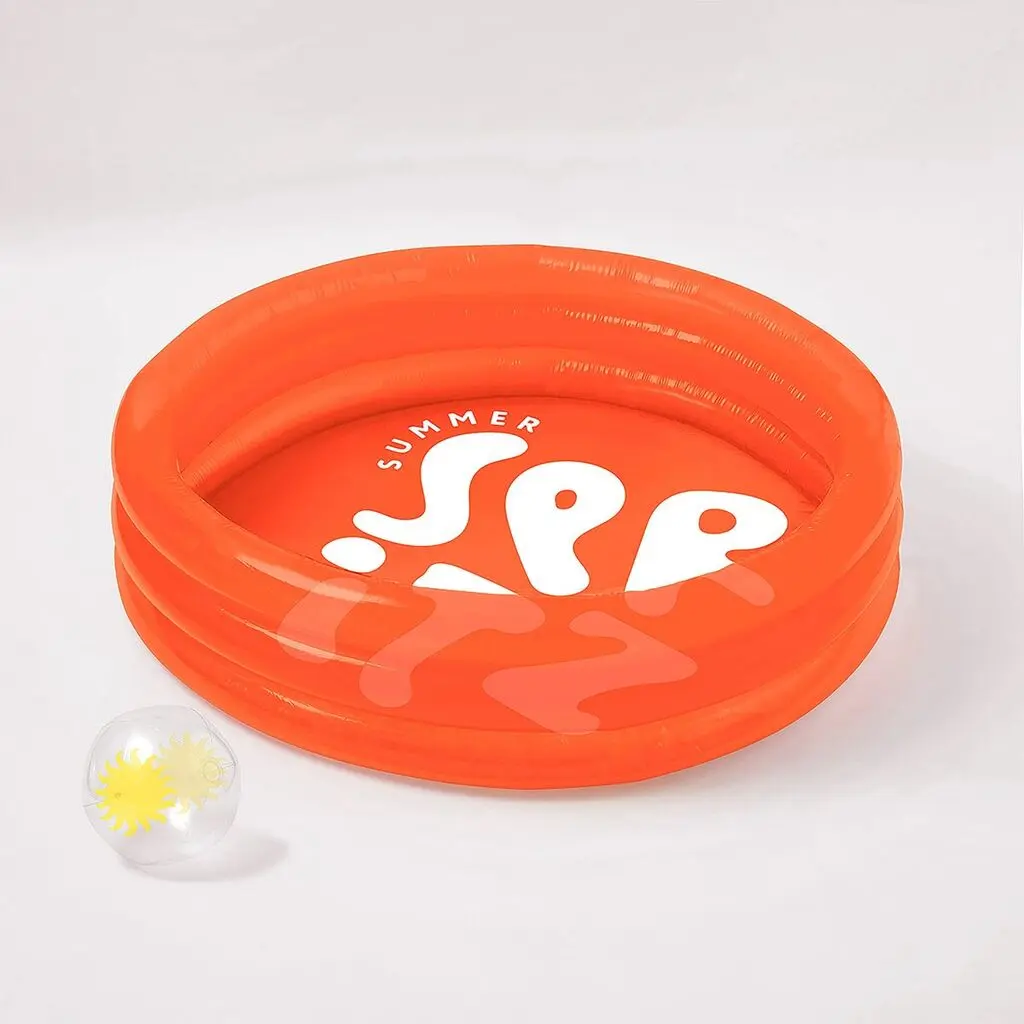 SunnyLife Bazen za vodu S2PPOOSP, 150x150x39 cm, Narandžasti
