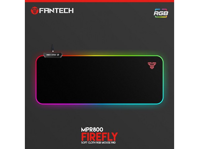 Podloga za mis Fantech RGB Firefly MPR800S crna