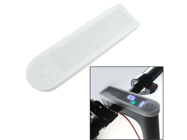 Vodootporna zastita dashboard panela za elektricni trotinet Xiaomi M365 bela