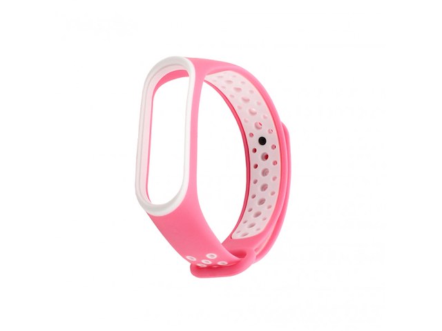 Narukvica za smart watch Xiaomi Mi Band M3/M4 roze bela