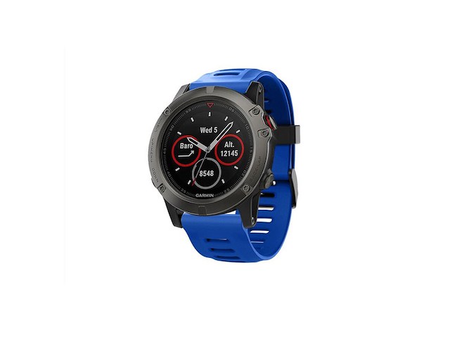 Narukvica sporty za Garmin Fenix 3/5X/6X smart watch 26mm plava