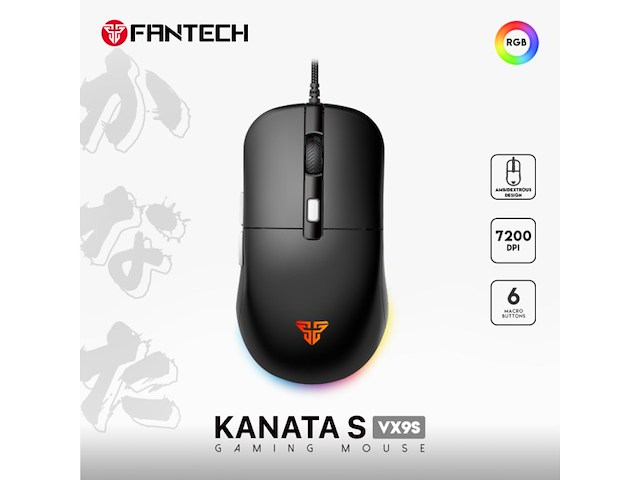 Mis Gaming Fantech VX9S Kanata S crni