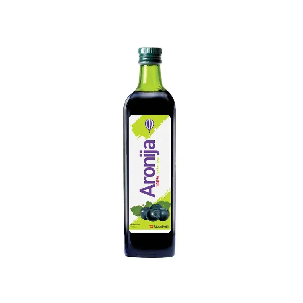 GoodWill Voćni sok Aronije 100%, 750 ml