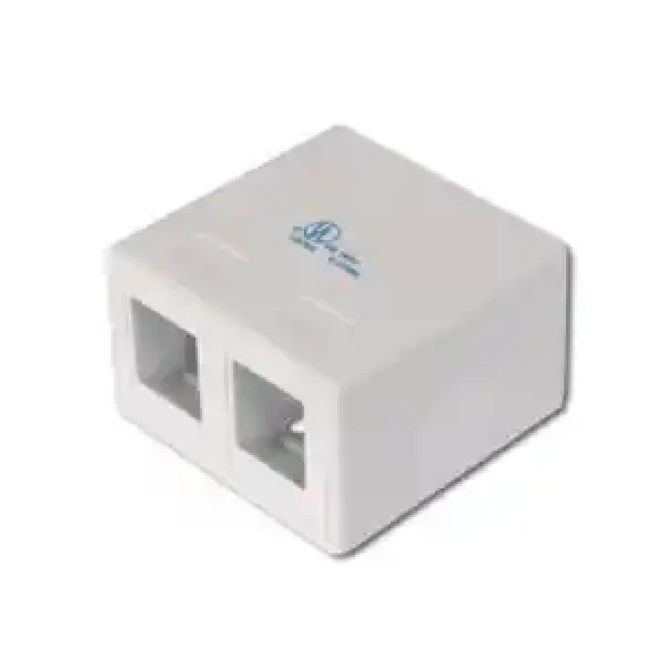Modul nazidne utičnice prazne 2xRJ45 AT-AG-302A-WH