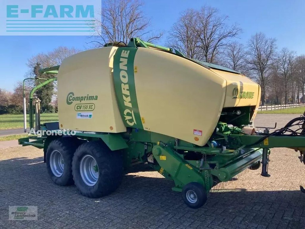Krone comprima cv 150 xc balirka za četvrtaste bale