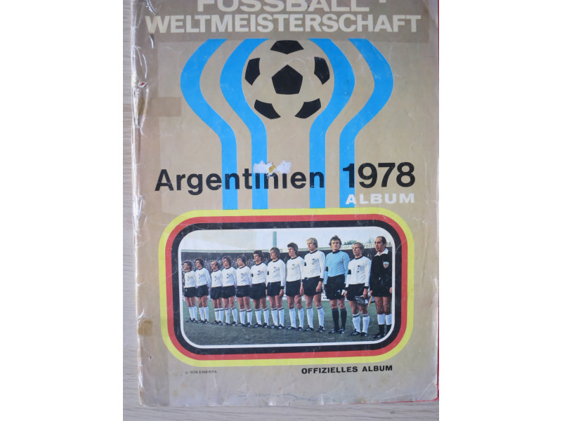 ARGENTINA 1978 KOMPLETNO POPUNJEN ALBUM 78
