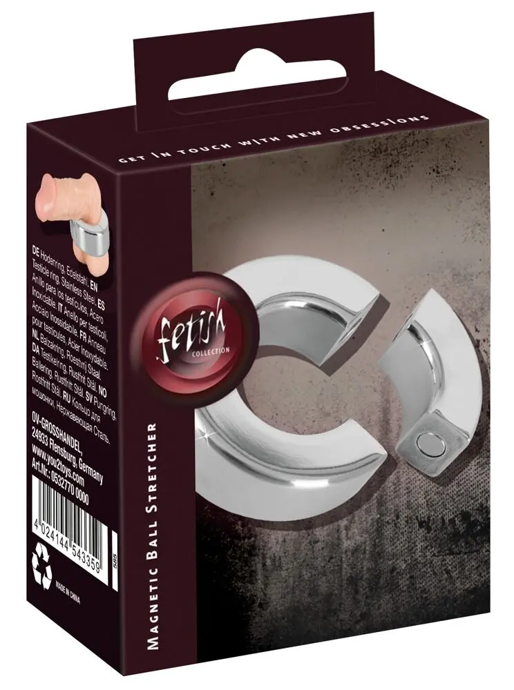 Fetish Collection Magnetni prsten za penis, 20mm