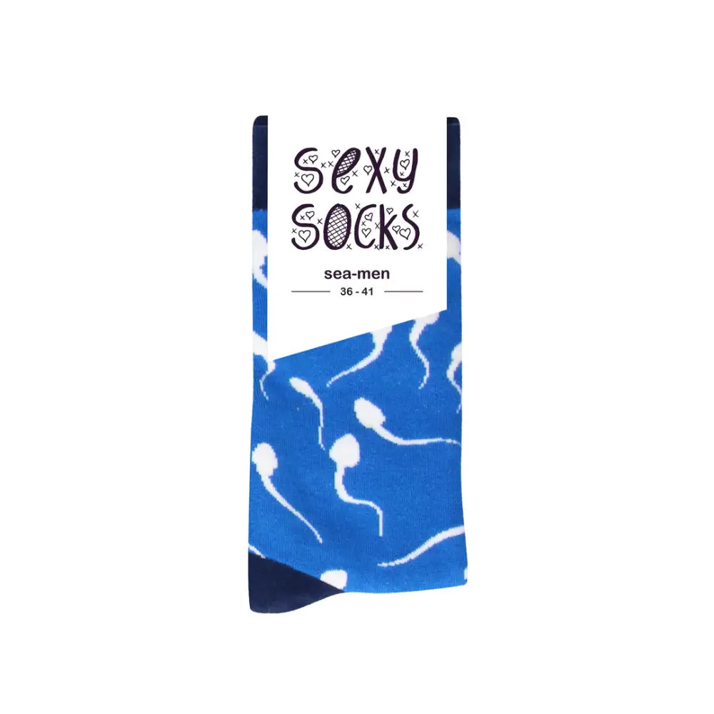 Sexy Socks Čarape Shots Spermacel, Plave
