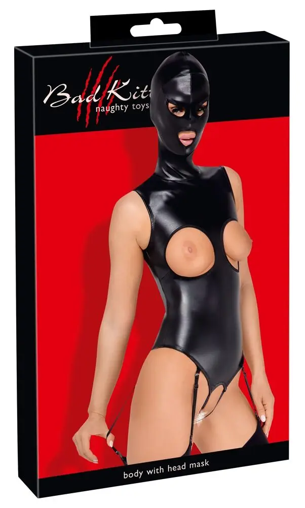 Bad Kitty Ženski bodi sa maskom, Crni